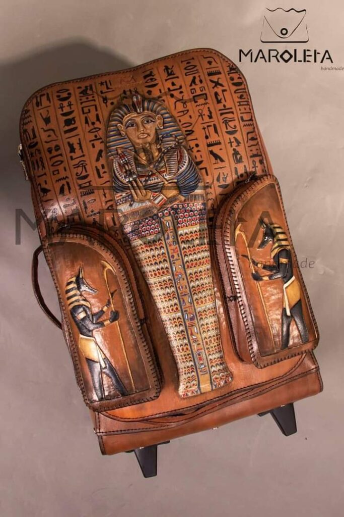 Leatherworker promotes tourism in style - Egyptian Gazette