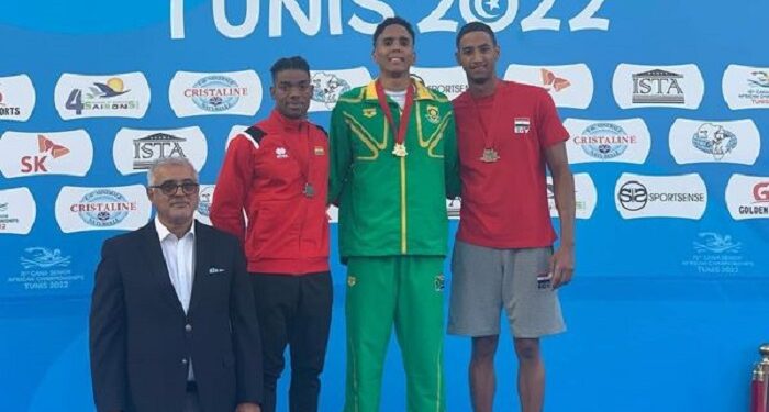 Egyptian duo wins gold in open water swimming championship in Tunisia ...