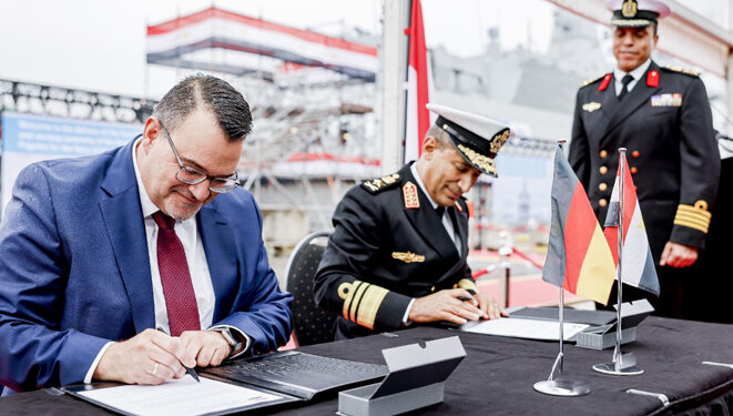 Army receives 1st MEKO-A200 frigate ‘Al-Aziz’ - Egyptian Gazette