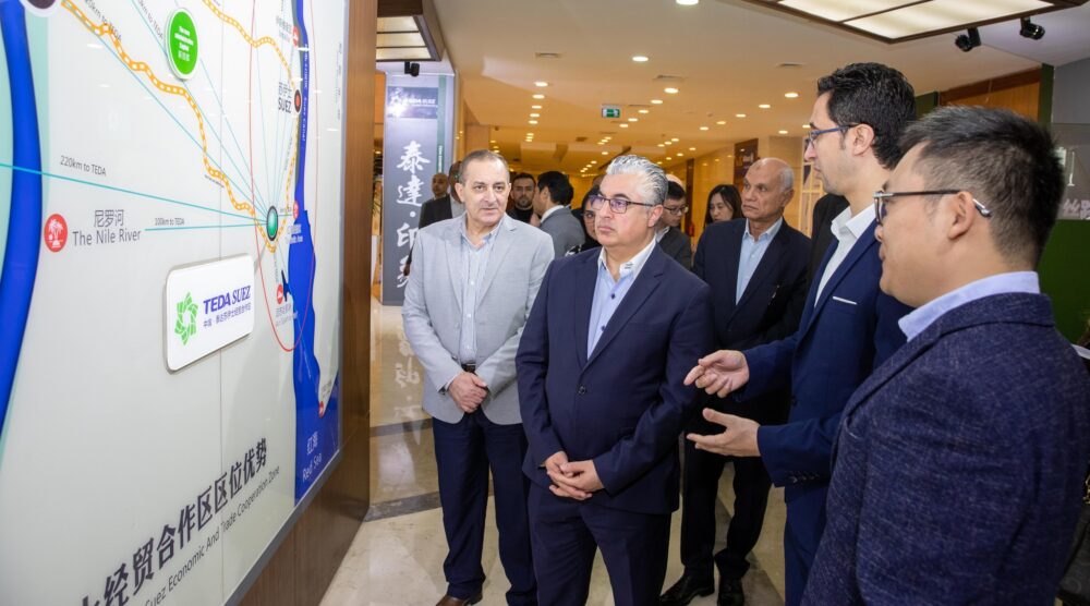 SCZone chairman visits TEDA-Egypt projects - Egyptian Gazette