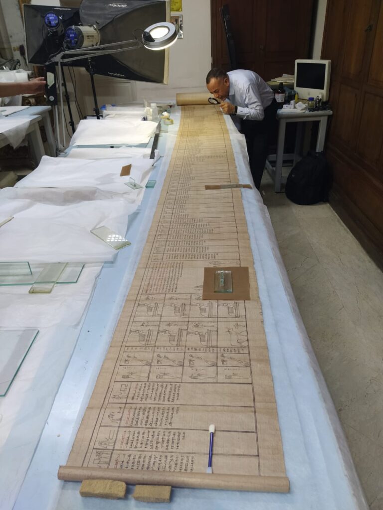 First Egyptian-discovered papyrus now on display - Egyptian Gazette