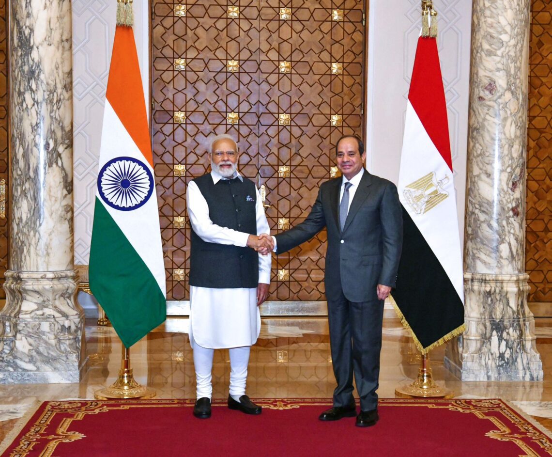 Egypt, India sign declaration promoting ties to strategic partnership ...