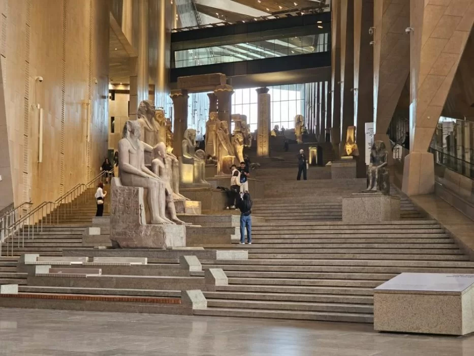 Video- Grand Egyptian Museum opens the Grand Staircase - Egyptian Gazette