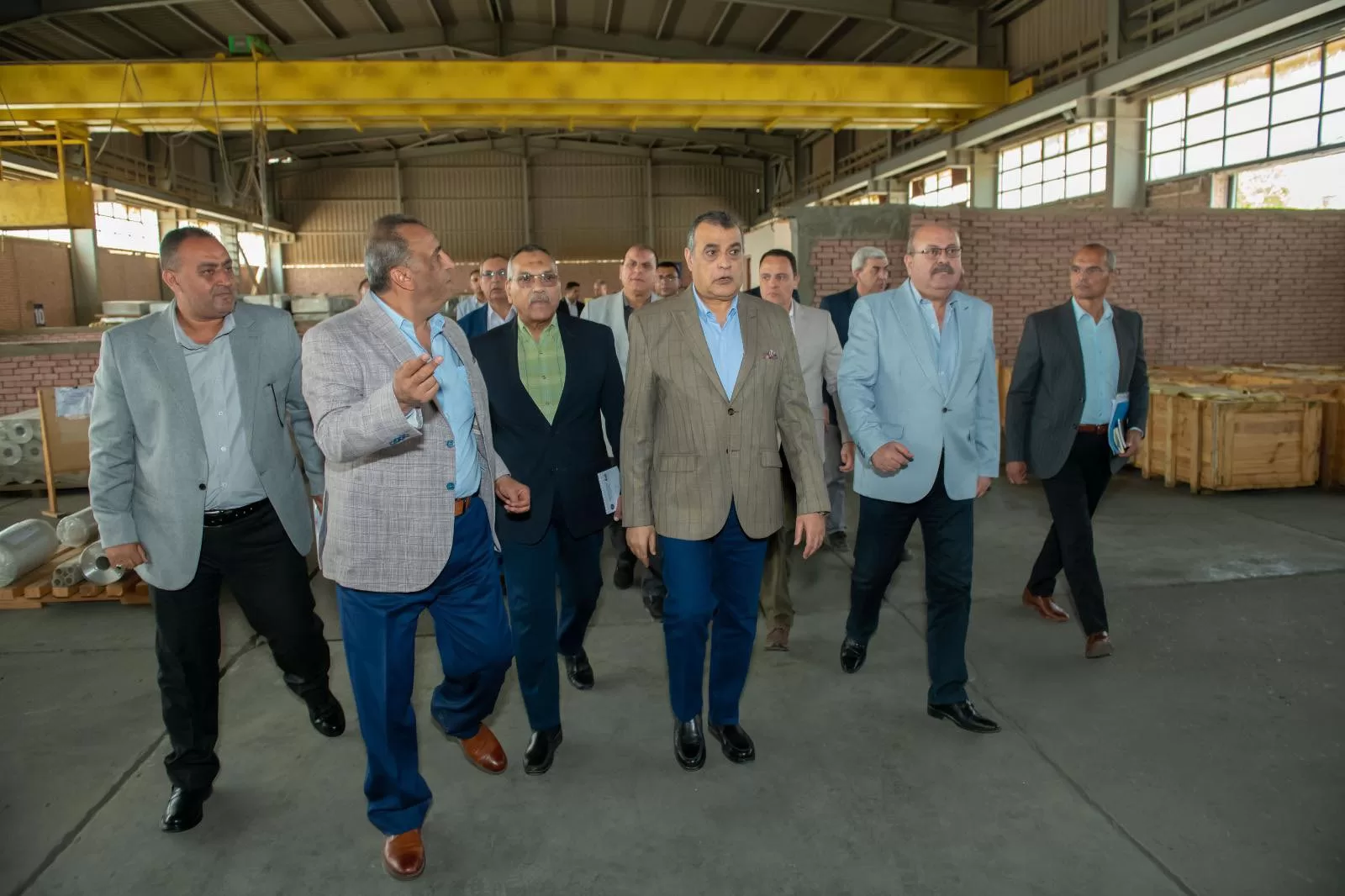 State min. inspects Military Factory 63 - Egyptian Gazette